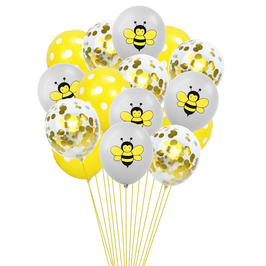 10 Bee Balloons Bumble Bee Balloons Boys Girls Birthday - Etsy UK