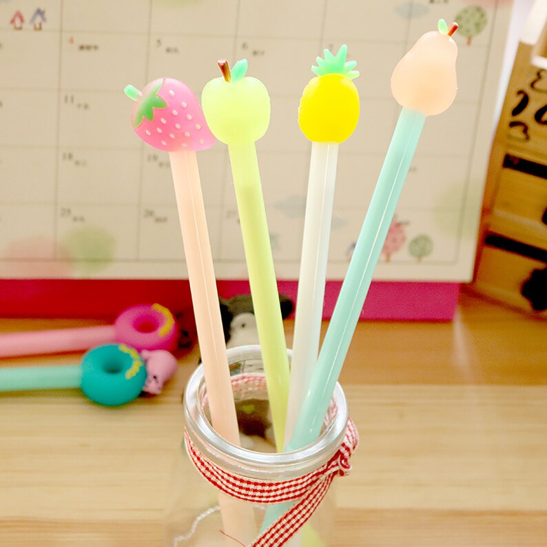 Novelty Fruit Pens Pineapple Pen Strawberry Pen Pen Food - Etsy