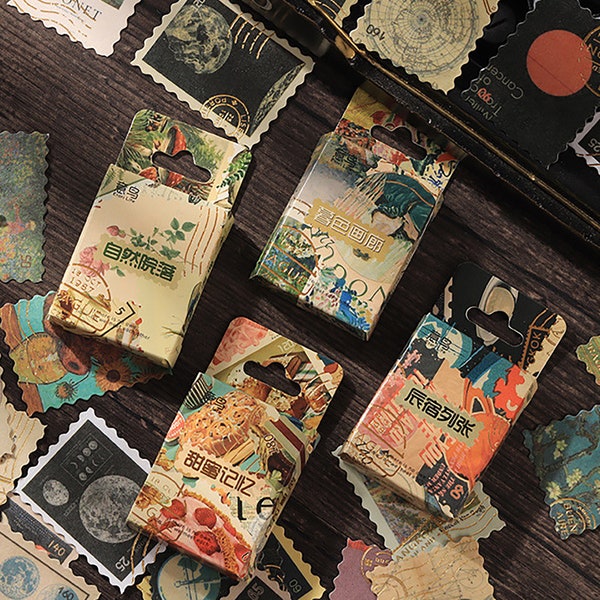 Stamp Stickers - Etsy