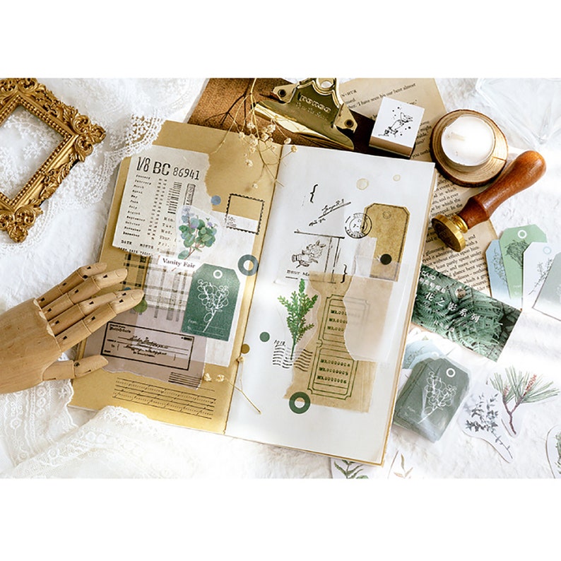 Botanical Sticker Pack Foliage Stickers Plant Stickers 40 | Etsy