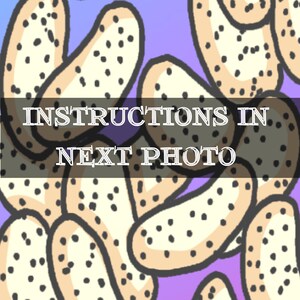 Potato Chips Art Printable Bookmark-virtual Reading Accessory for Kids ...