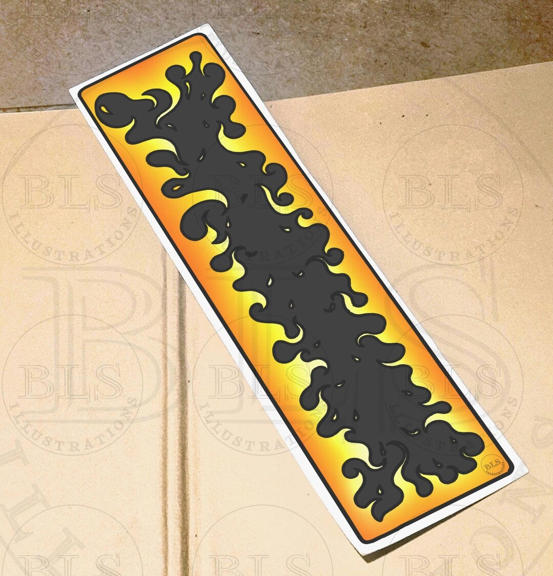 Fire Flames Bookmark-printable Bookmark-virtual Study Aid-cool Reading ...