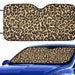 Leopard Print Windshield Sun Shade Animal Cheetah Car - Etsy