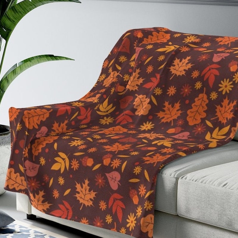 Fall Throw Blanket - Etsy