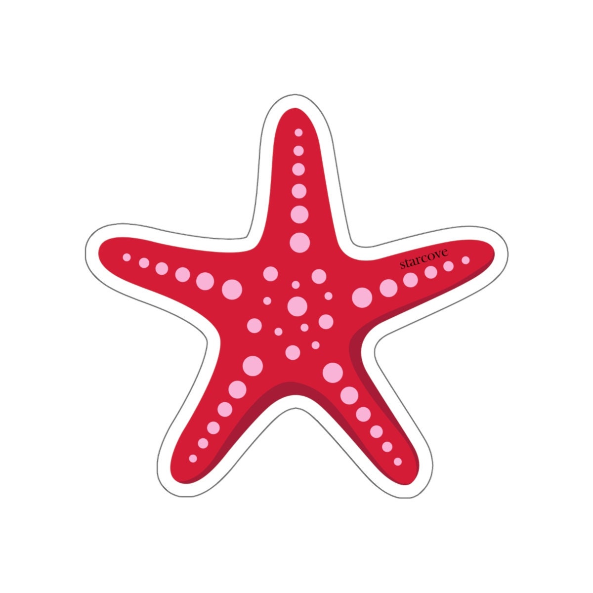 Starfish Sticker Beach Ocean Star Laptop Vinyl Cute | Etsy