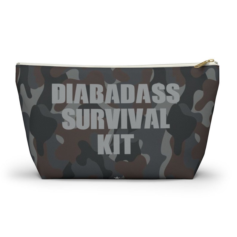 Diabadass Survival Kit Bag, Diabetes Bag, Fun Diabetic Supply Case, Men ...