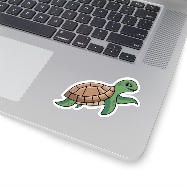 Cute Sea Turtle Decal Tortoise Stickers Laptop Vinyl - Etsy