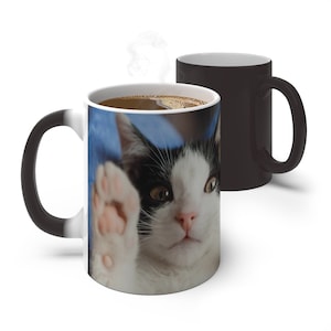 Color Changing Mug, Custom Photo Magic Mug, Heat Change Unique ...