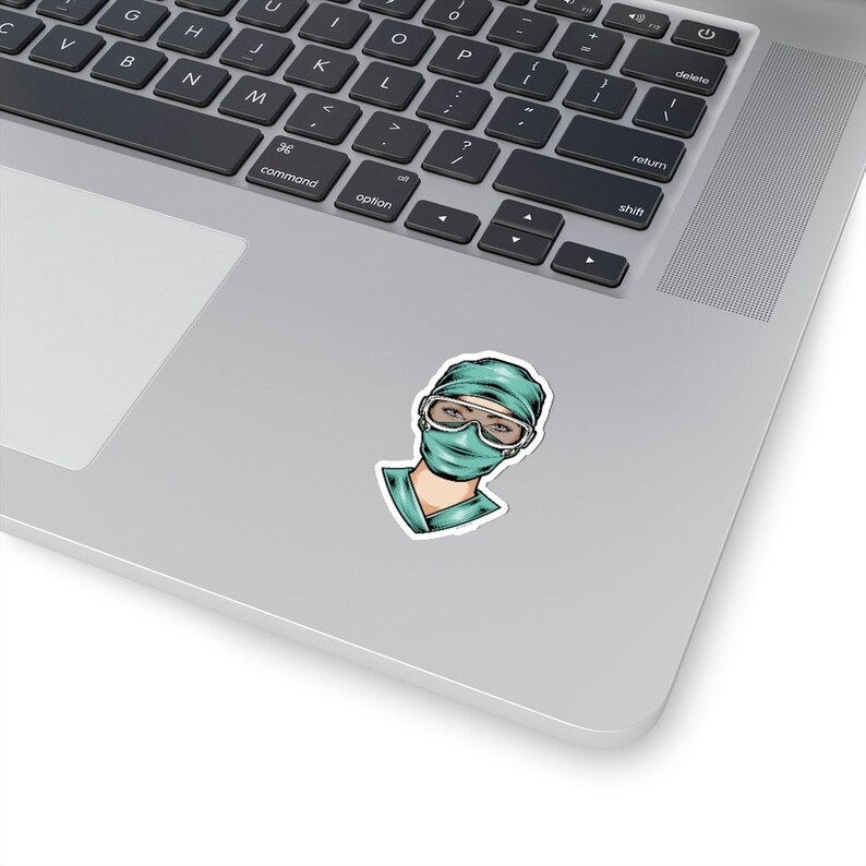 Nurse Mask Surgery Sticker Medical Uniform Laptop Decal Vinyl | Etsy