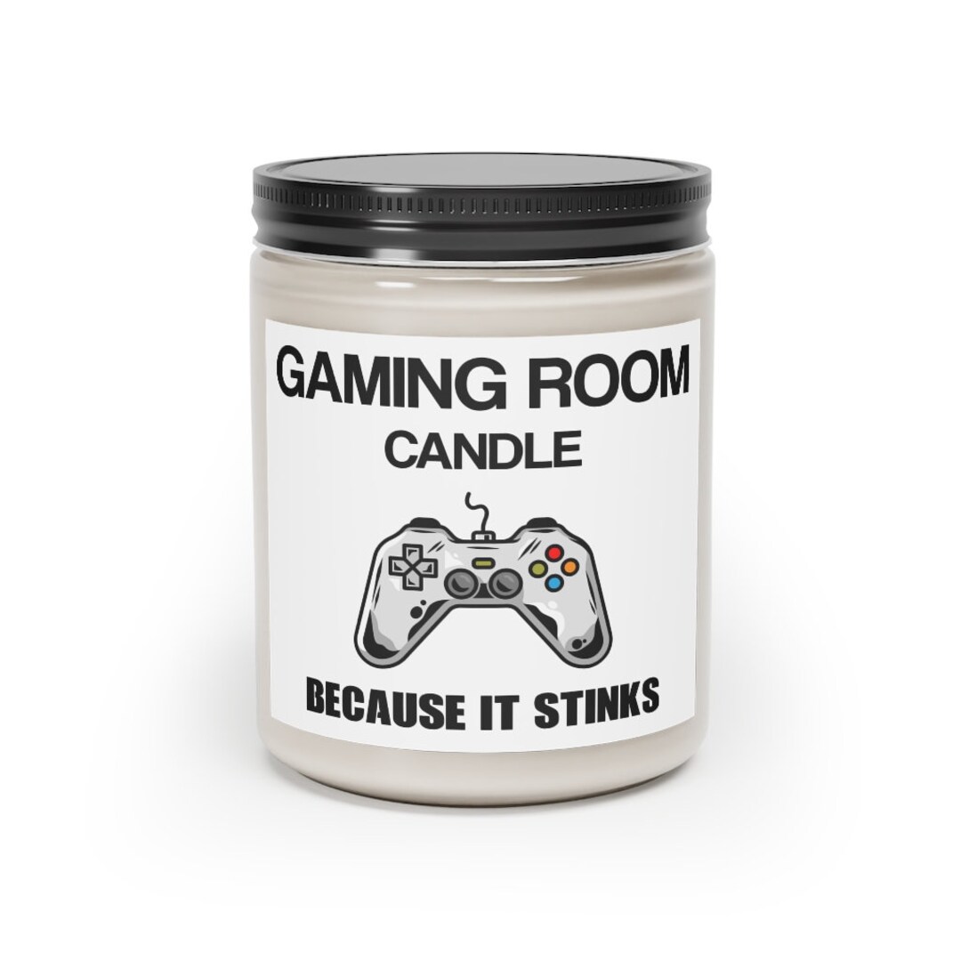 Gaming Room Candle, Funny Sayings Gamer Aromatherapy Scented Soy Wax ...