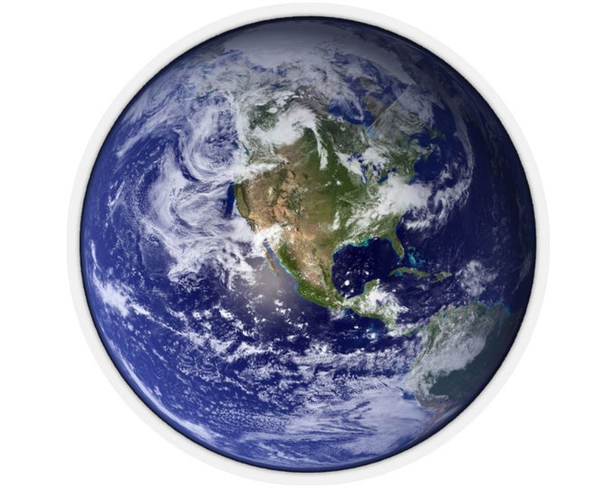 Earth Decal Vinyl Car Decal Window Decal Laptop Decal Vinyl Sticker - Etsy