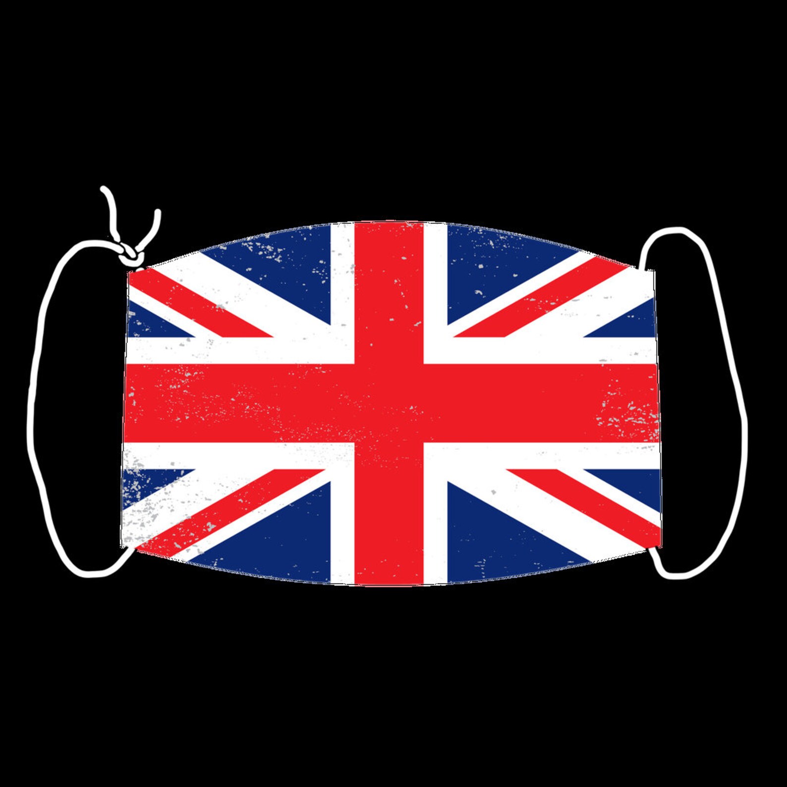 UK Union Jack Distressed Flag Face Mask With Filter United - Etsy