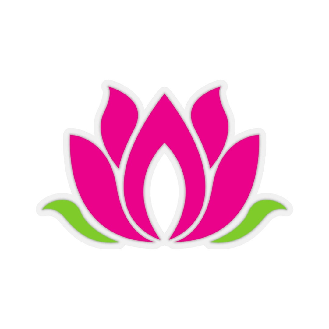 Lotus Flower Vinyl Decal, Yoga Sticker Laptop Mirror Cute Decor Water ...