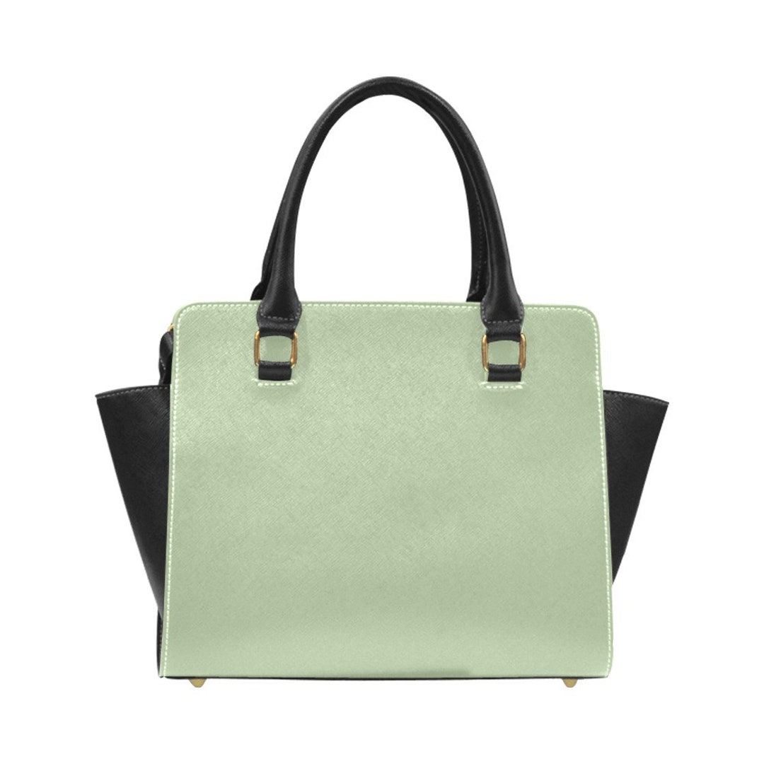 Sage Green Purse Handbag, Olive Vintage Vegan Leather Designer Women ...