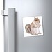 Squirrel Magnets Animal Watercolor Square Fridge Refrigerator - Etsy