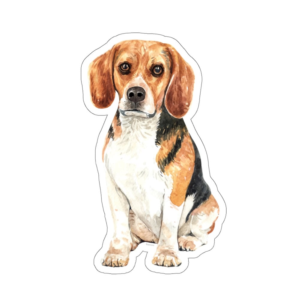 Beagle Dog Sticker Puppy Laptop Decal Vinyl Cute Waterbottle | Etsy