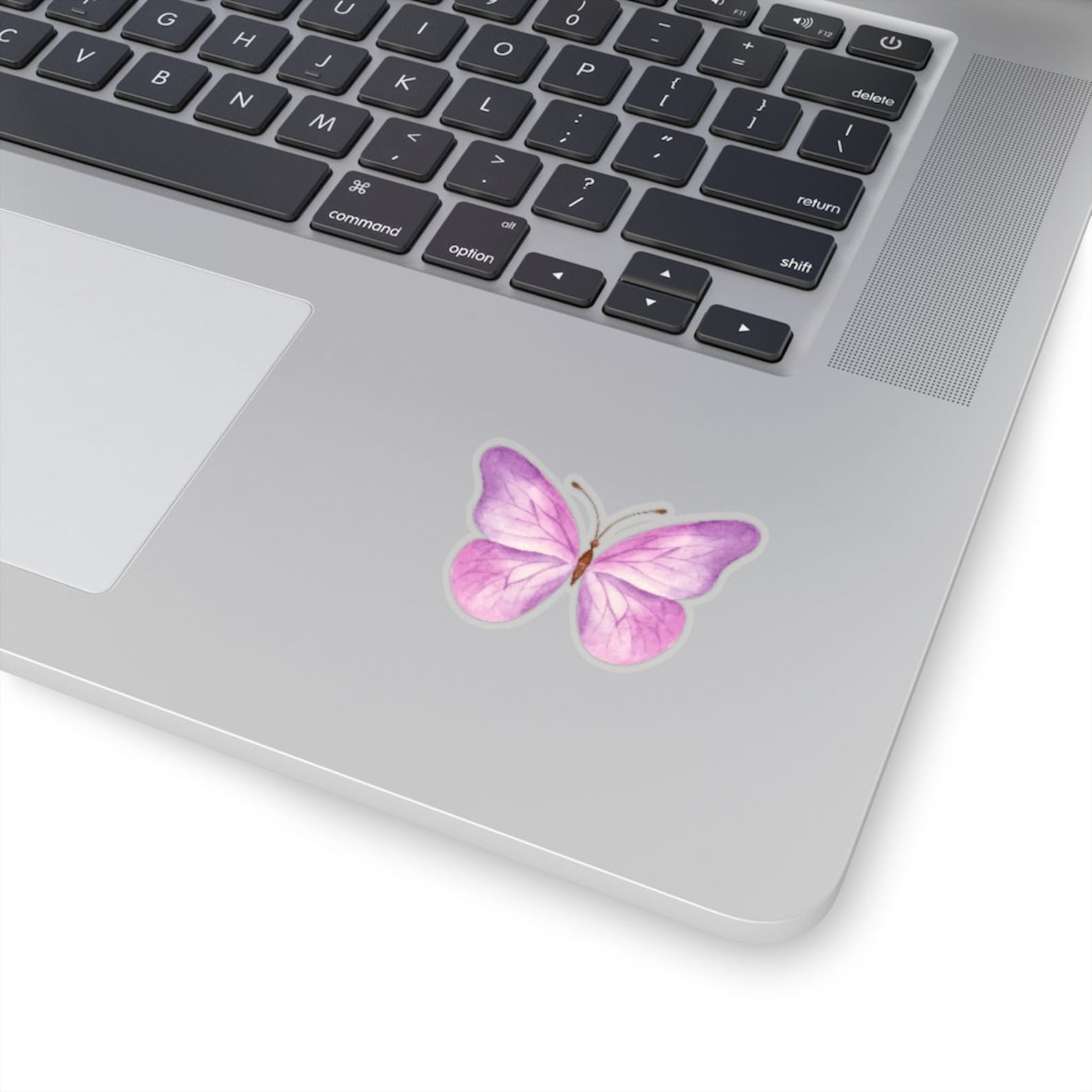 Pink Butterfly Decal Art Stickers Watercolor Insect Laptop | Etsy