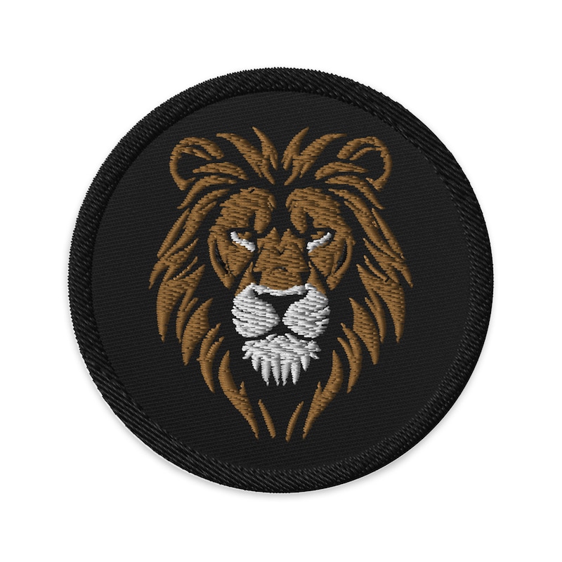 Lion Patch - Etsy