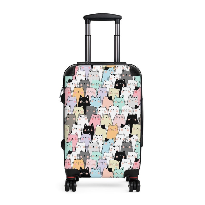 Cute Cat Cabin Suitcase Luggage Kitten Carry on Travel Bag - Etsy