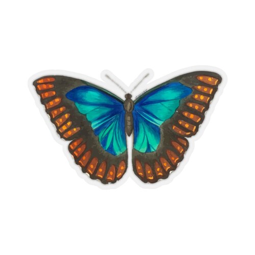 Blue Butterfly Stickers for Car Laptop Vinyl Cute Waterproof - Etsy