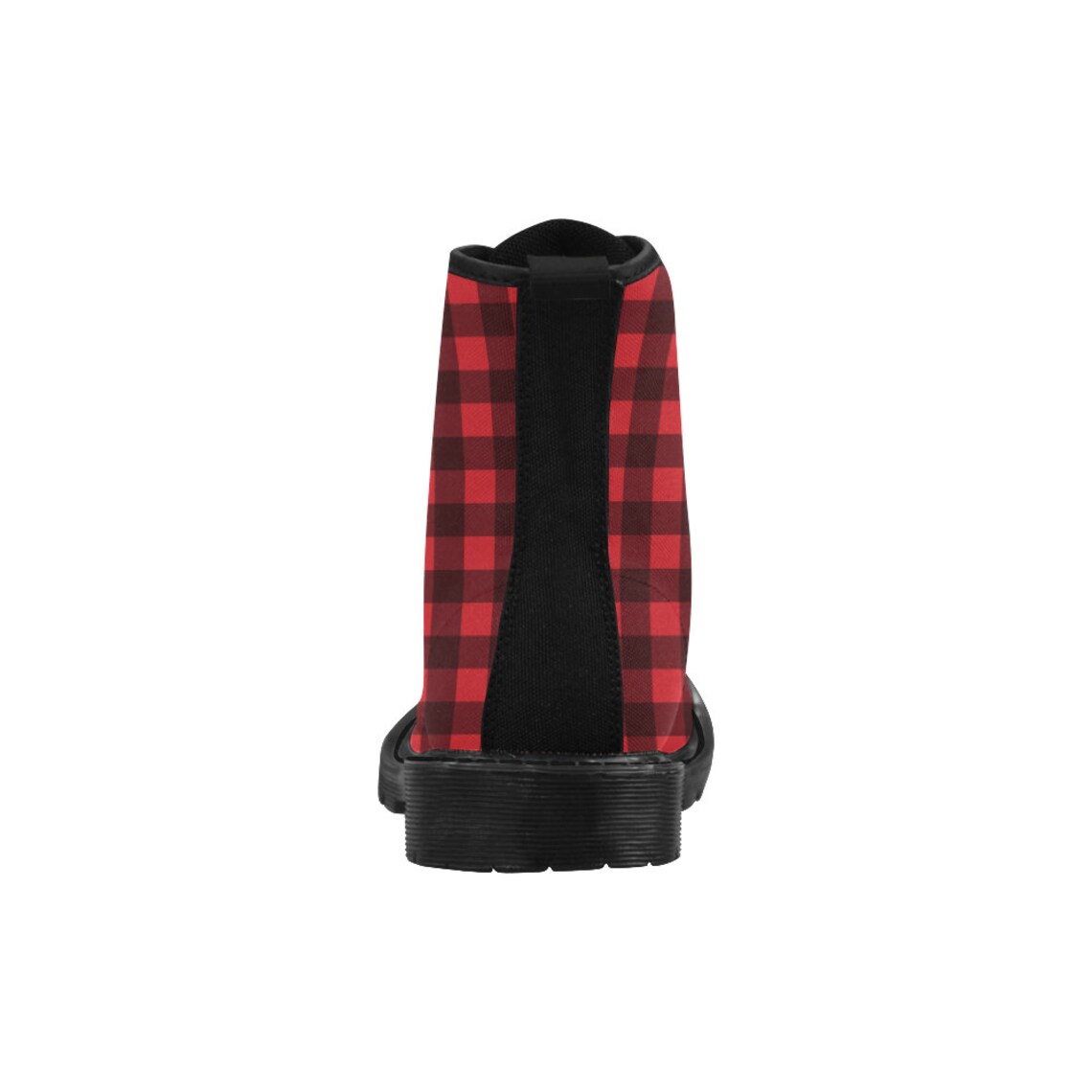 Red Buffalo Plaid Women's Boots Black Check Lumberjack - Etsy