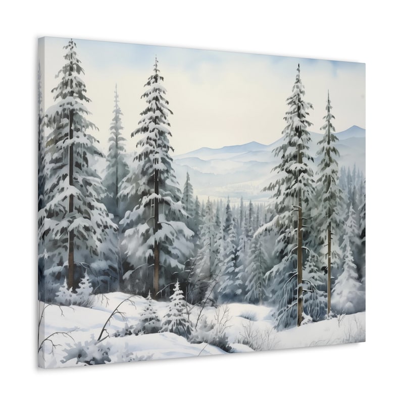 Led Winter Canvas Art - Etsy