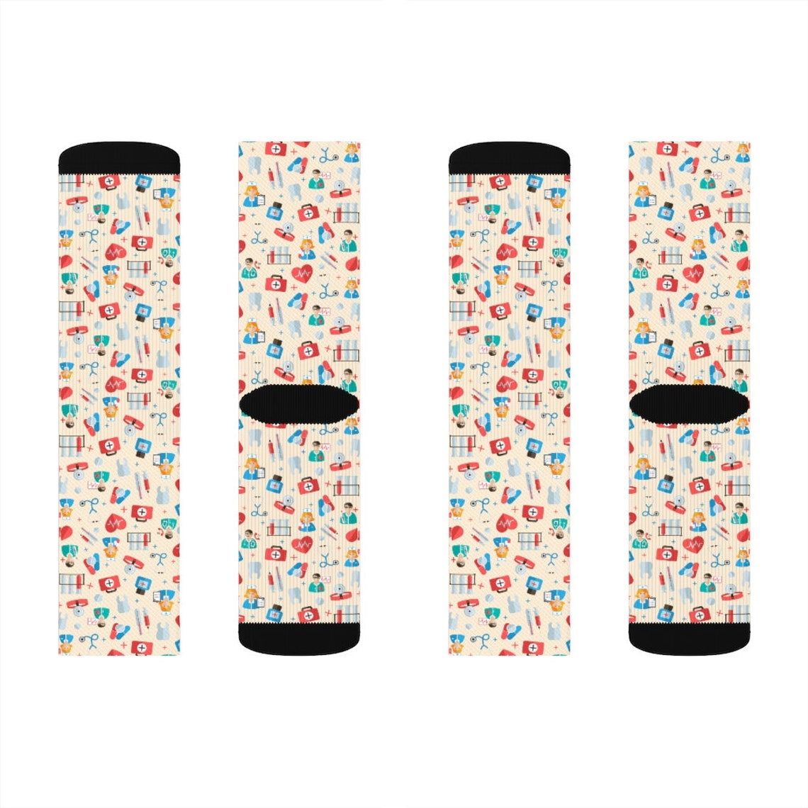 Nurse Doctor Pharmacy Socks Medical Hospital Gift 3D - Etsy