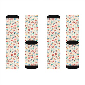 Nurse Doctor Pharmacy Socks, Medical Hospital Gift 3D Sublimation Women ...