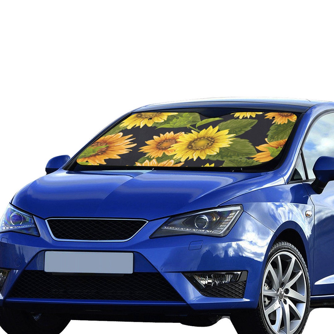 Sunflower Car Accessories Auto Windshield Sun Shade Protector Window ...
