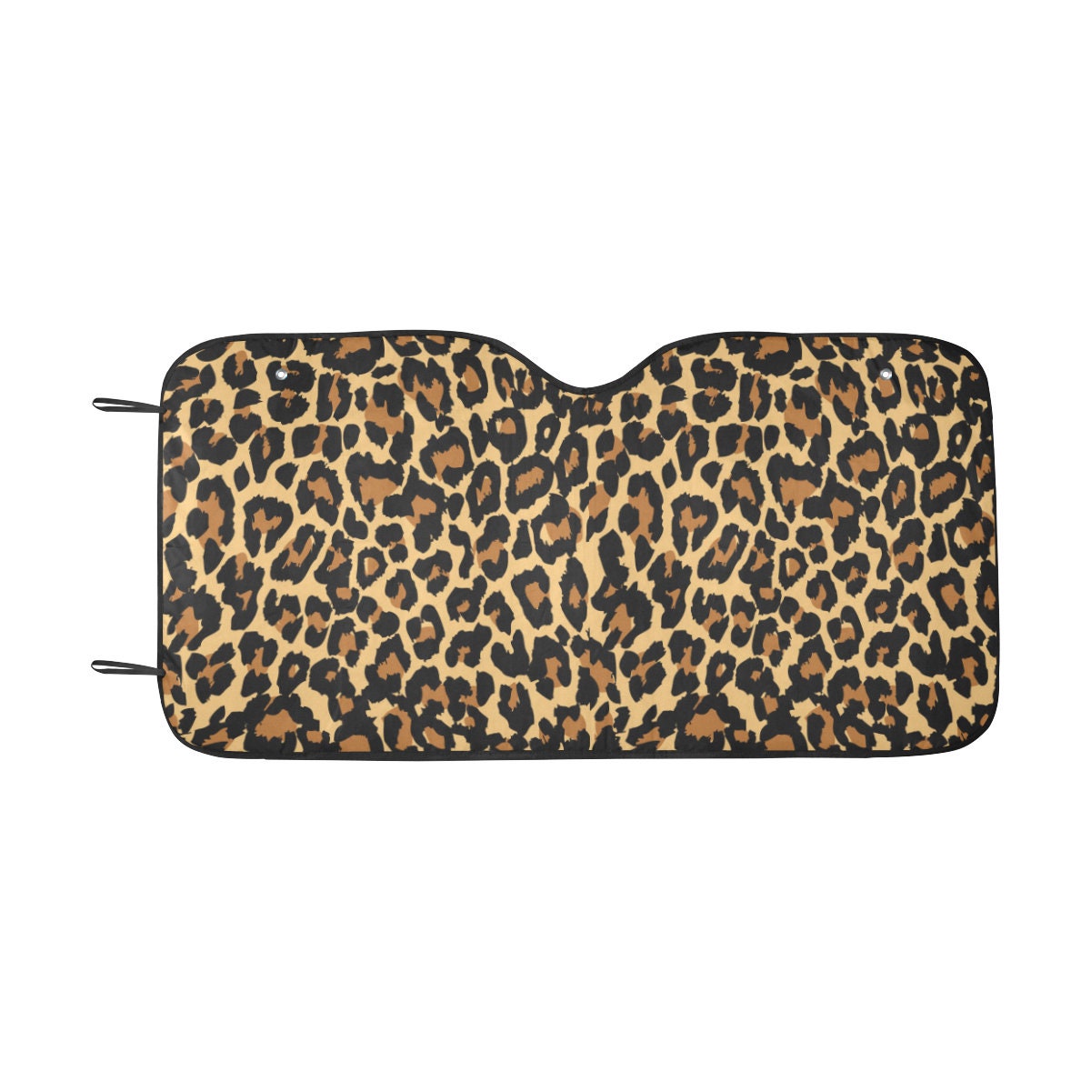 Leopard Print Windshield Sun Shade Animal Cheetah Car | Etsy
