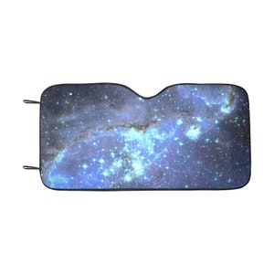 Galaxy Space Windshield Sun Shade, Constellation Car Accessories Auto ...