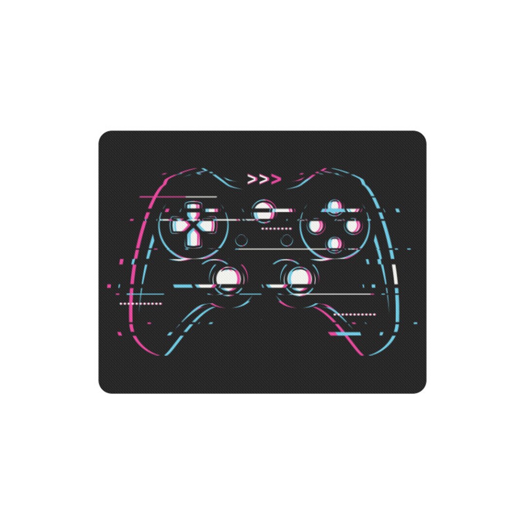 Gaming Mouse Pad, Glitch Controller Computer Games Gamers Console ...