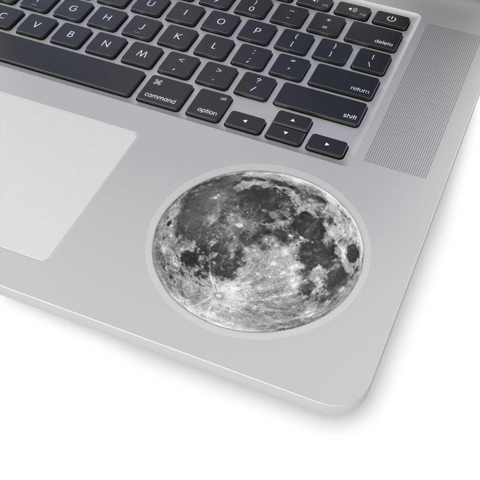 Full Moon Sticker, Moon Laptop Vinyl Cute Waterproof Tumbler Car Bumper ...