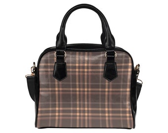Brown Plaid Purse - Etsy