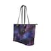 Galaxy Space Tote Bag Purse, Purple Stars Print Handbag Women High ...
