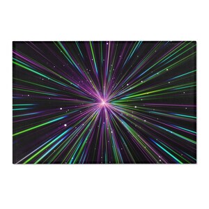 Hyperspace Area Rug Carpet, Arcade 90s 80s Space Galaxy Home Floor ...