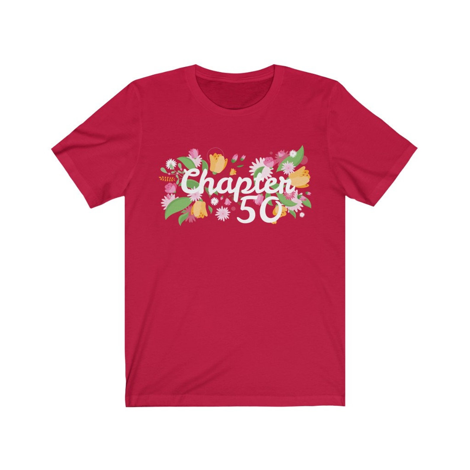 Chapter 50 Birthday Shirt Flowers Floral Vintage Women Funny - Etsy UK