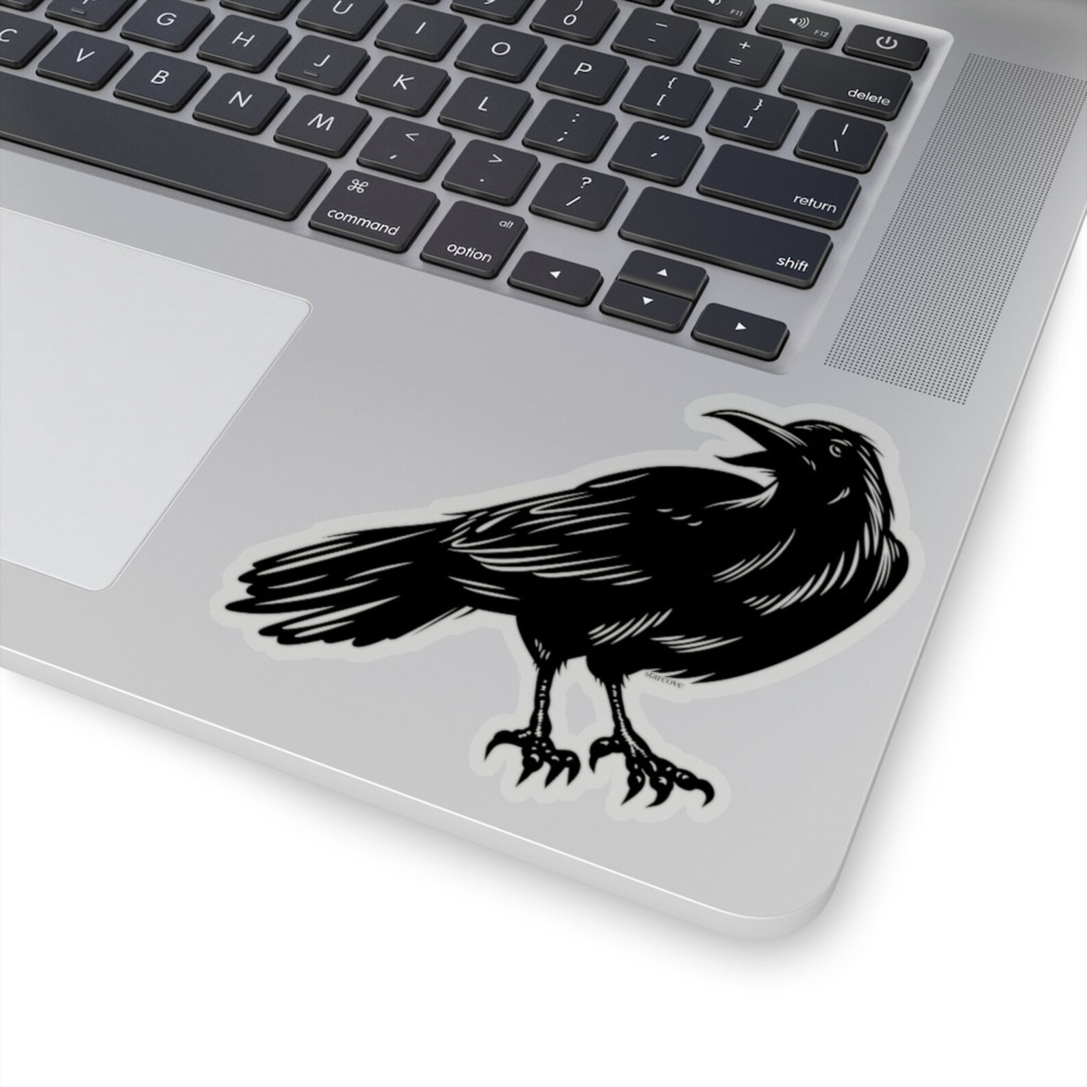 Black Raven Crow Sticker Bird Laptop Decal Vinyl Cute | Etsy