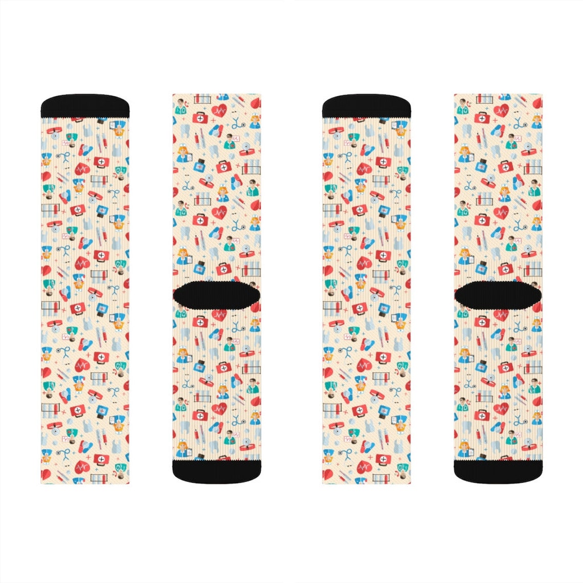 Nurse Doctor Pharmacy Socks Medical Hospital Gift 3D - Etsy