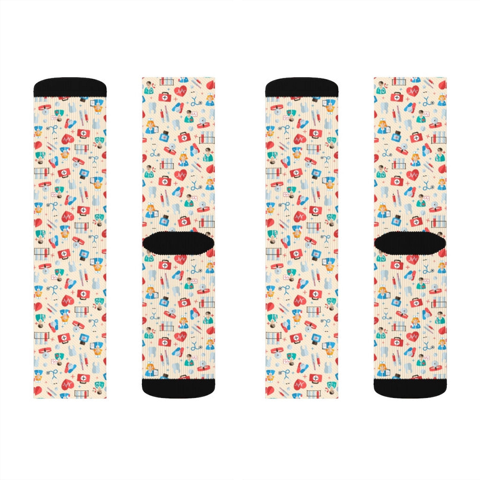 Nurse Doctor Pharmacy Socks Medical Hospital Gift 3D - Etsy