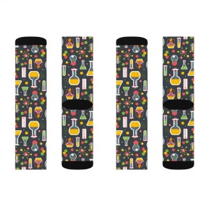 Chemistry Science Socks, 3D Printed Sublimation Lab Research School ...