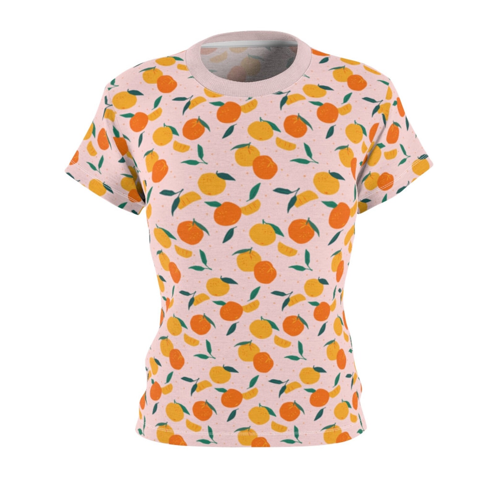 Peach Pattern Women Tshirt Pink Fruit Peaches Designer Adult - Etsy