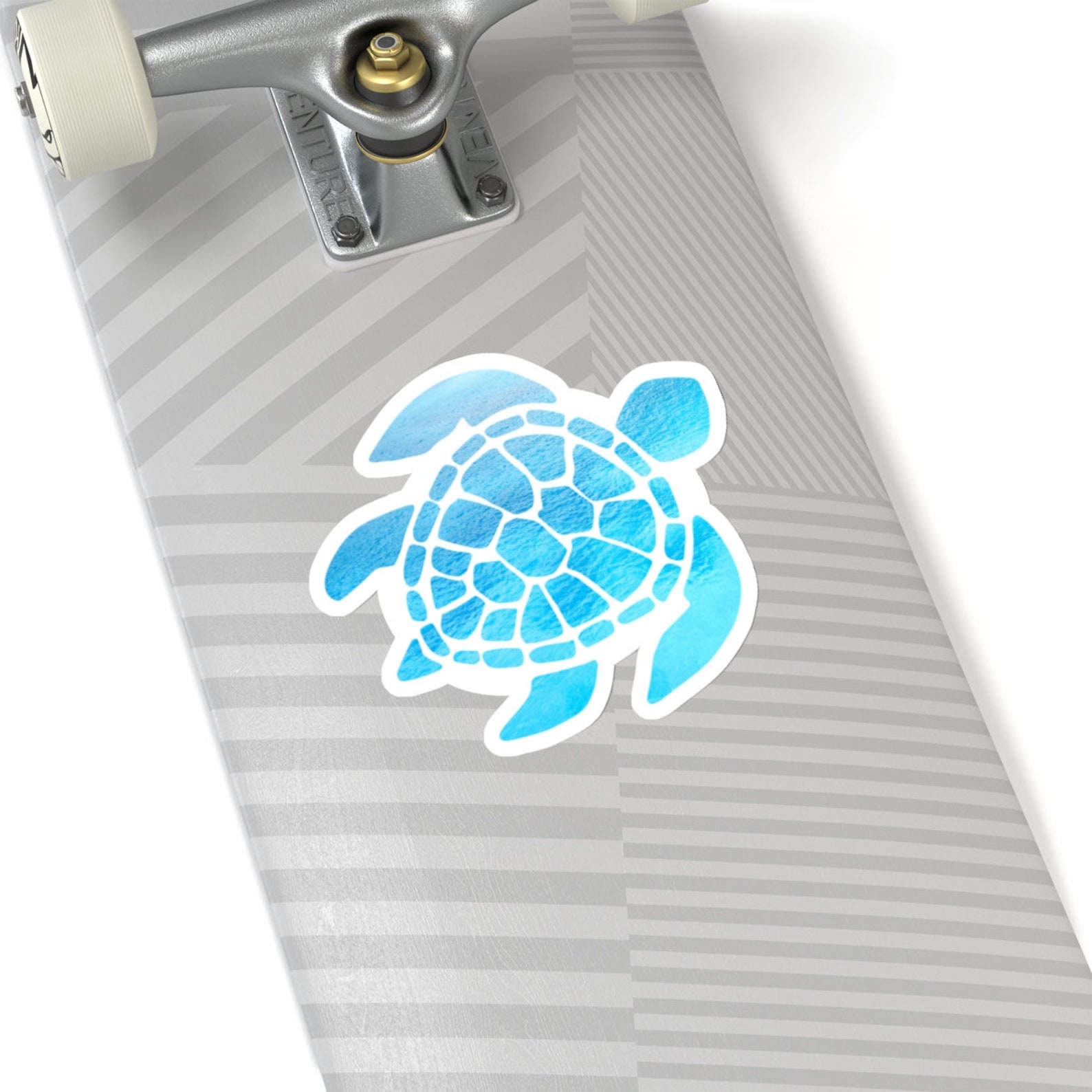 Ocean Sea Turtle Vsco Sticker Beach Wave Watercolor Blue - Etsy