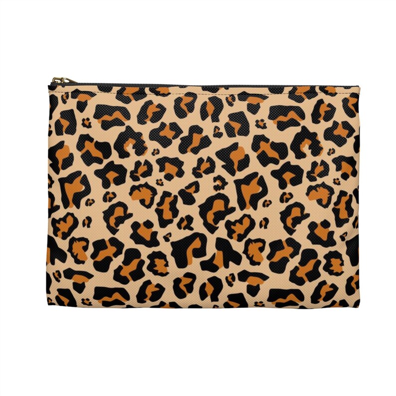 Leopard Makeup Bag Animal Print Cheetah Pencil Case Pouch - Etsy