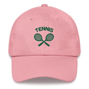 Tennis Hat, Embroidered Vintage Tennis Rackets Men Women Sun Baseball ...