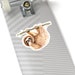 Hanging Sloth Sticker, Cute Watercolor Animal Art Laptop Decal Vinyl ...