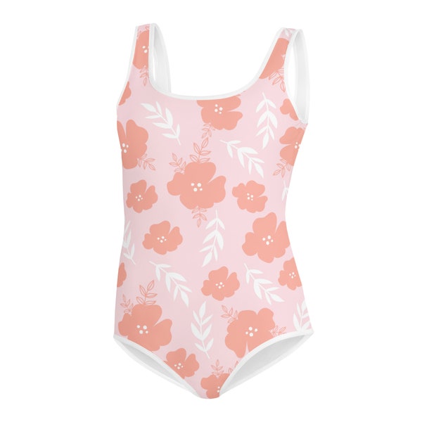 Girl Floral Swimwear - Etsy