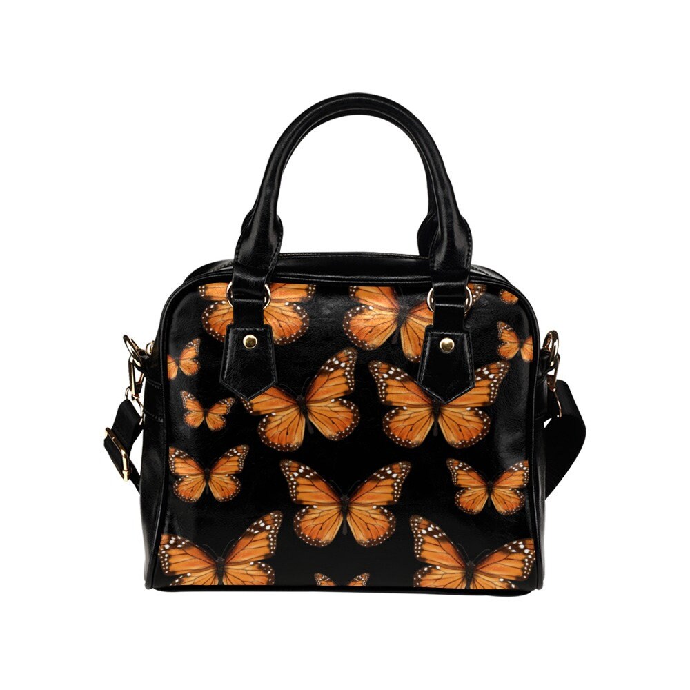 Monarch Butterfly Leather Purse Women Designer Handbag Animal - Etsy