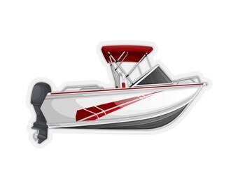 Speed Boat Sticker - Etsy