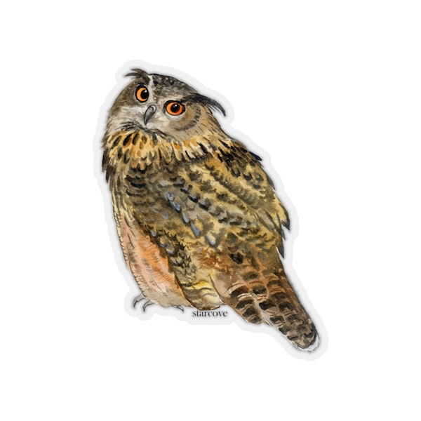 Owl Wall Decal - Etsy